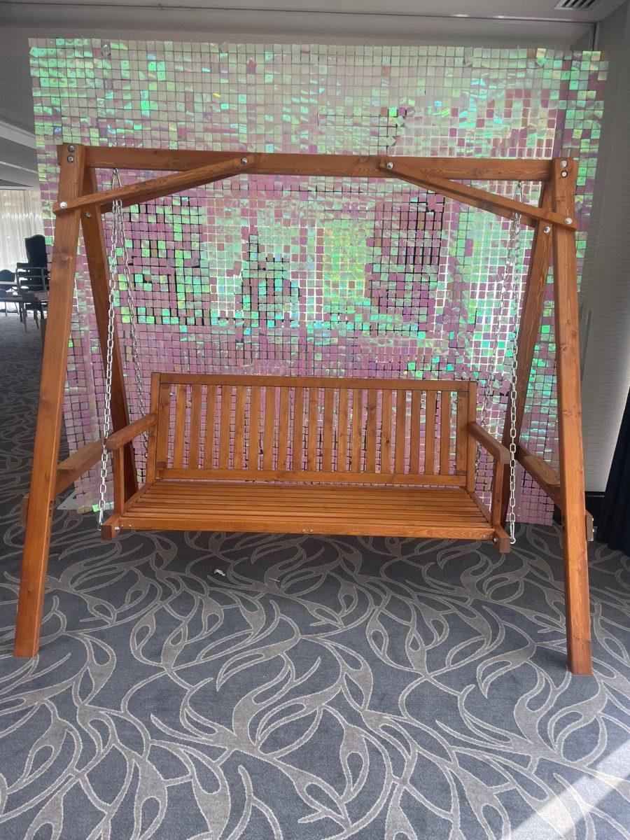 Pink Iridescent Shimmer Wall Hire | London | Kent | Essex