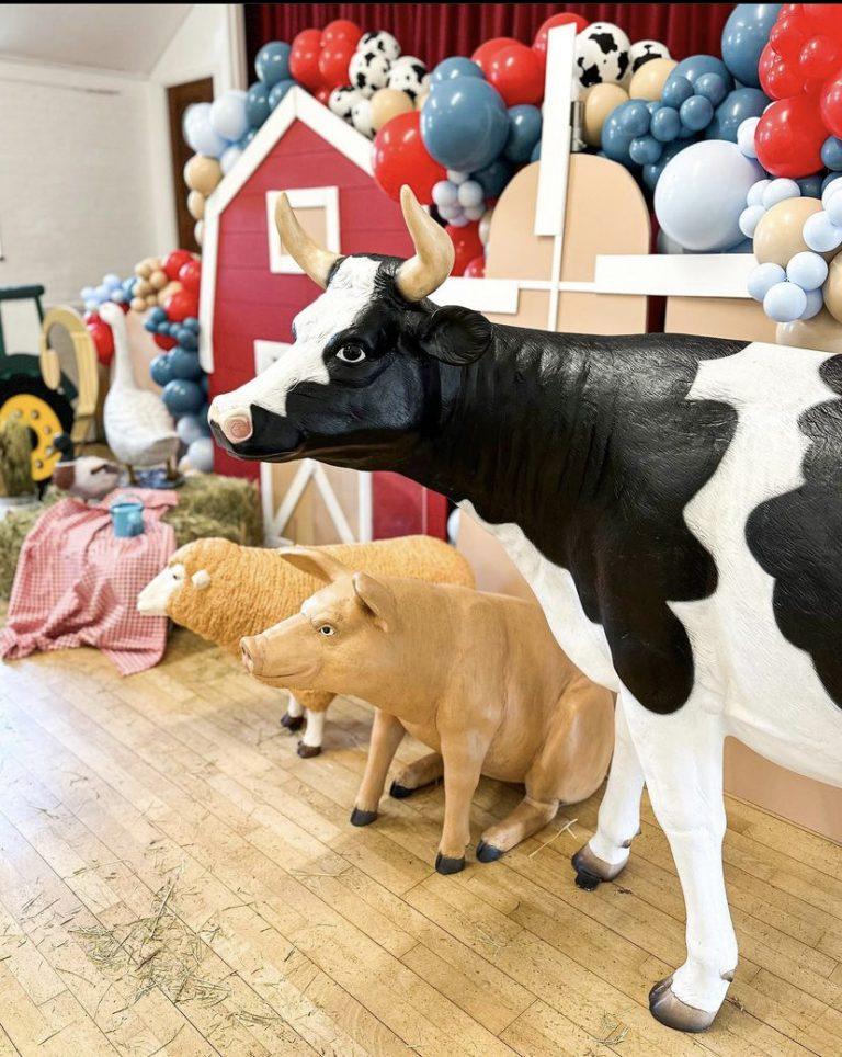 Life-Size Cow Prop Hire | Boutique Party Hire