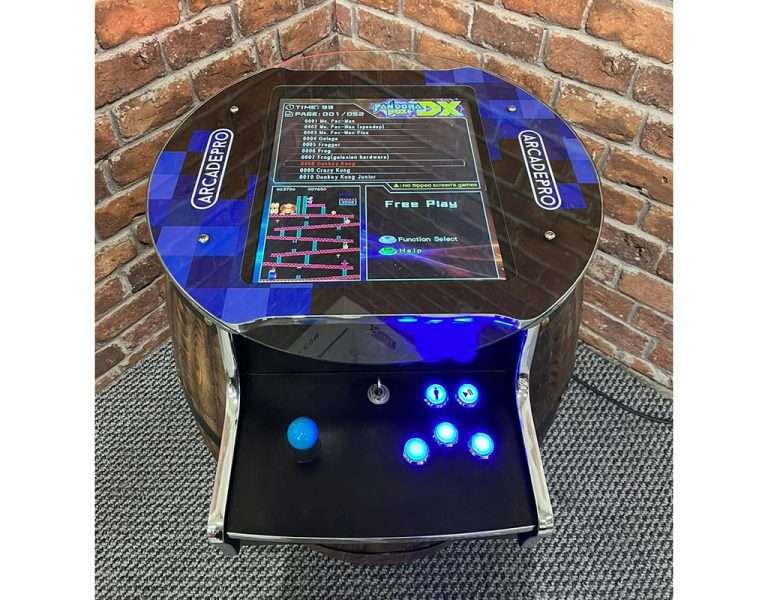 Wine Barrel Arcade Machine – Boutique Party Hire